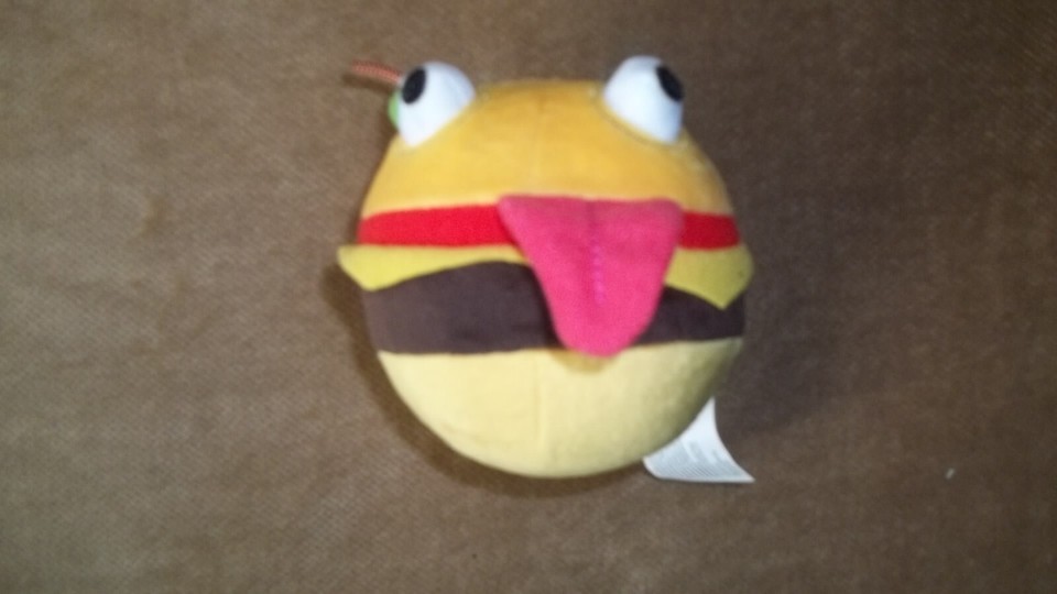 Set of 2 Fortnite Round Plush Figure Heads Beef Boss Tomato 4" 2019 ...