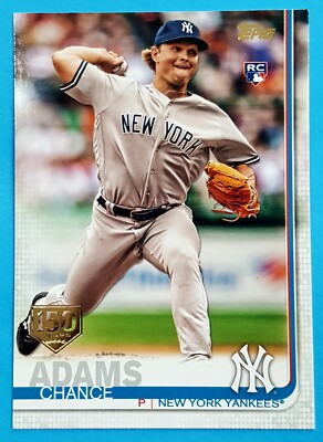 Chance Adams Rookie Card 2019 Topps Baseball 150th Anniversary SP #98 ...