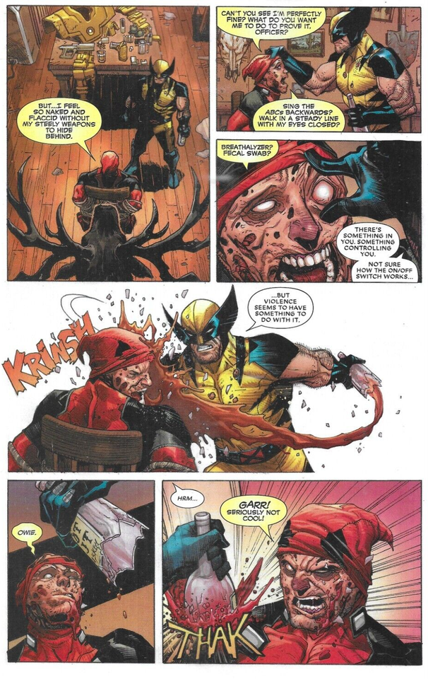 Deadpool Wolverine Comic 3 First Print Cover B Kuder April Fool's ...