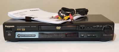 Panasonic DVD-RV31 DVD Player Tested works, owner's manual with a/v ...