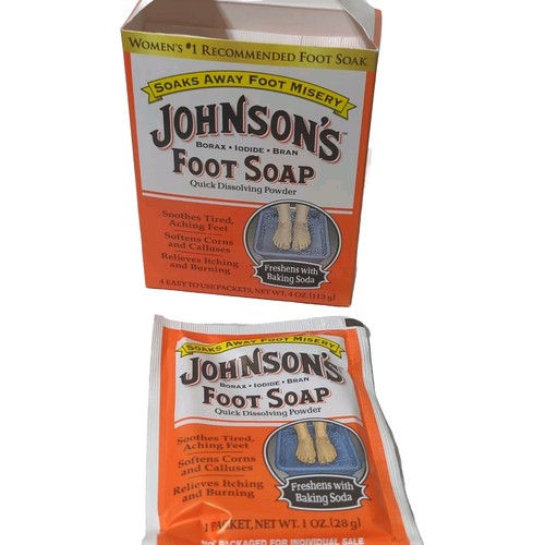 JOHNSON'S Quick Dissolving Powder Foot Soap - 16 Pack for sale online ...