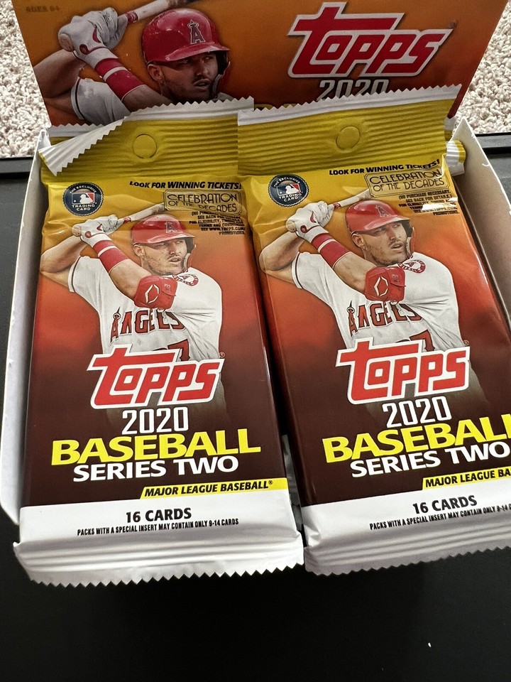 2020 Topps Series 2 Baseball 24 Packs Retail Box-384 Cards open box ...