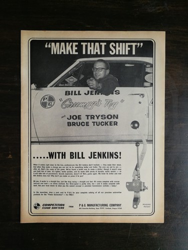 Vintage 1968 Bill Jenkins Grumpy P&G Competition Floor Shifter Original ...