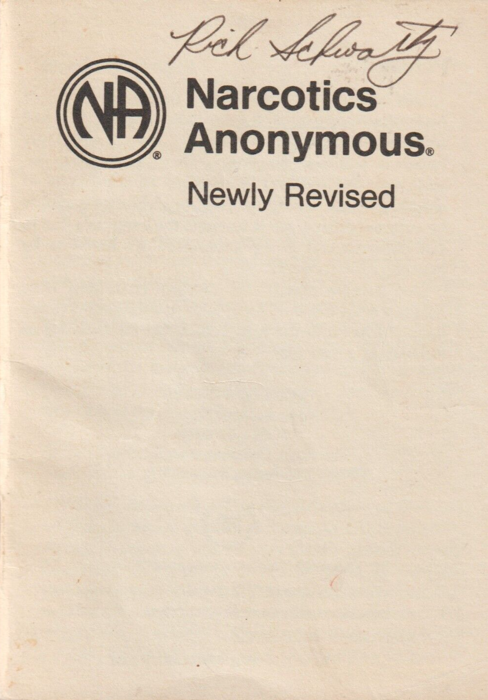 Narcotics Anonymous White Booklet, Newly revised. 1990, | eBay