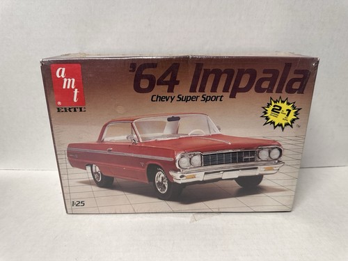 AMT 1964 Chevy Impala SS 2n1 1:25 Model Kit #6564 NEW SEALED | eBay