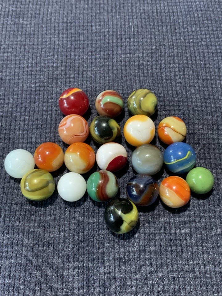 Vintage Assorted Marbles 20 Count | eBay