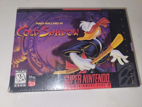 Maui Mallard in Cold Shadow (Super Nintendo , 1996) factory sealed ...
