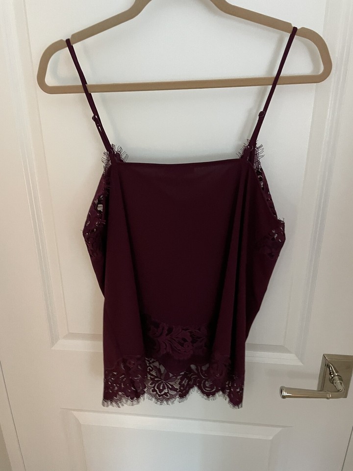 Burgundy Lace Cami Express BWT | eBay