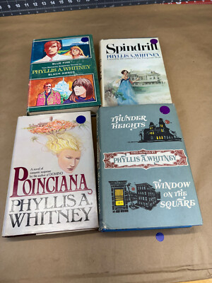 4 Phyllis Whitney Hardcover Book Lot Club Editions Vintage Romance ...