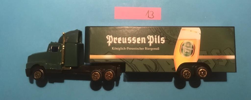 werbetrucks 1:87, Preussen Pils, Scania, Sattelzug, alt, Sondermodell ...