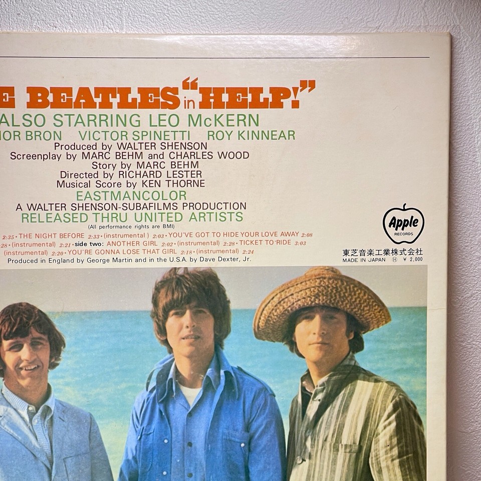 The Beatles – Help! /LP 1970 Apple Records AP-80060 w/MARU OBI Japan ...