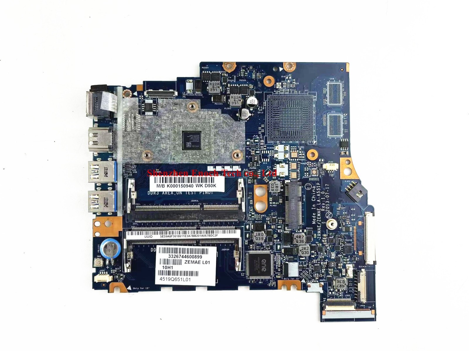 K000150940 LA-A551P Laptop Motherboard for Toshiba Satellite M55D M50DT ...