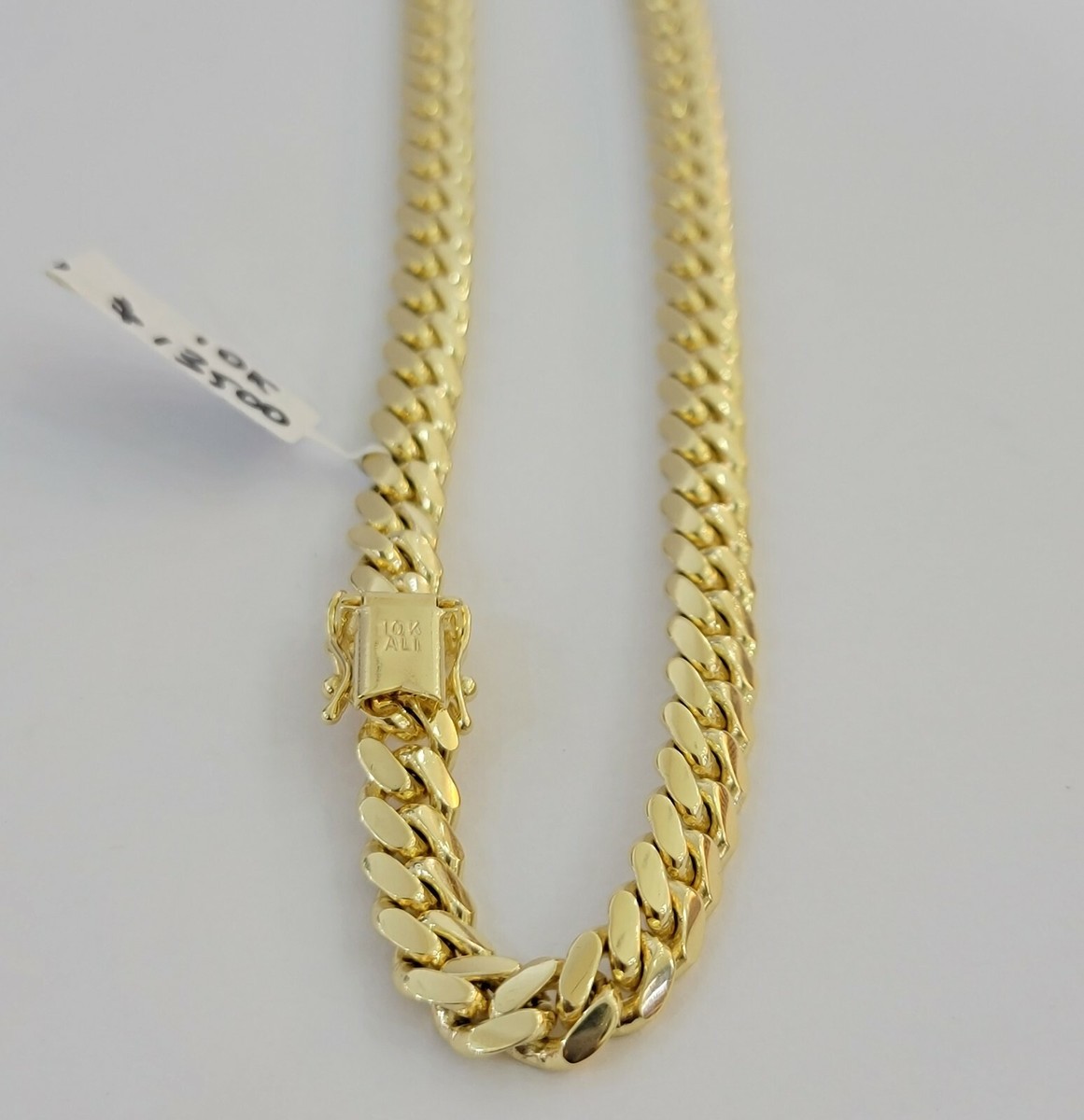 Real 10k Yellow Gold 3mm Miami Cuban Chain 20 Inch Necklace