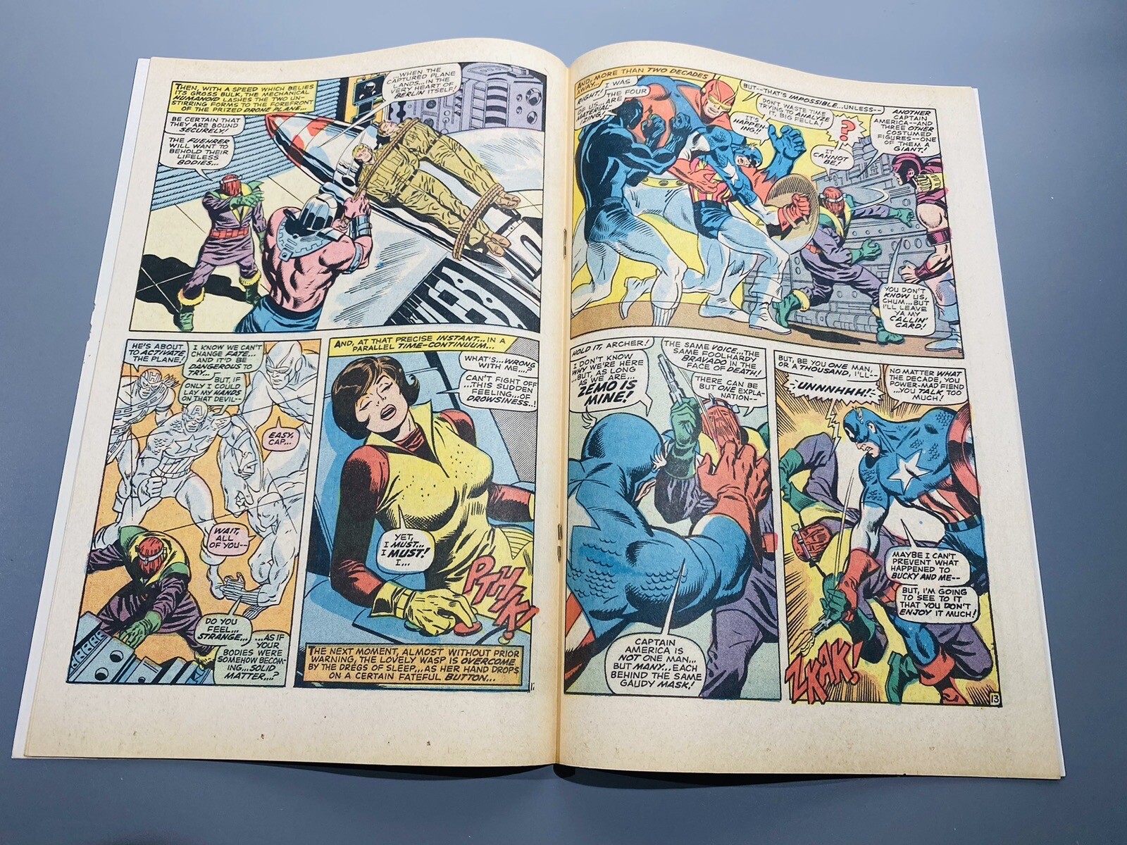 Avengers #56 VFNM 9.0 WHITE Pages ~ Bucky Barnes & Baron Zemo Apps ...