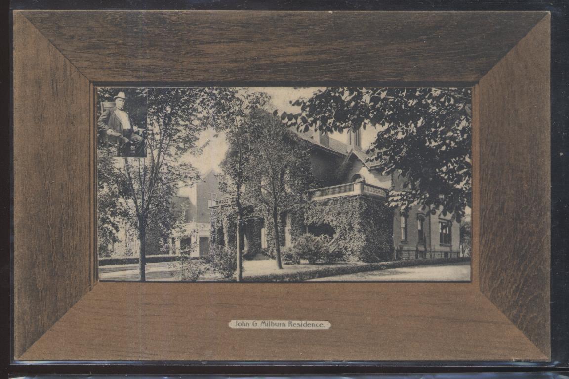 Postcard BUFFALO New York/NY John G. Milburn Family Large Mansion Home ...