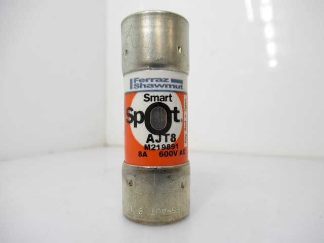 Ferraz Shawmut AJT8 Class J Fuse 600vac 8 Amp New* #121562 for sale ...