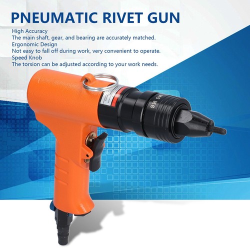 Pneumatic Rivet Pull Riveter Riveting Tool for M5 M6 Rivet Nut KV‑7802F ...
