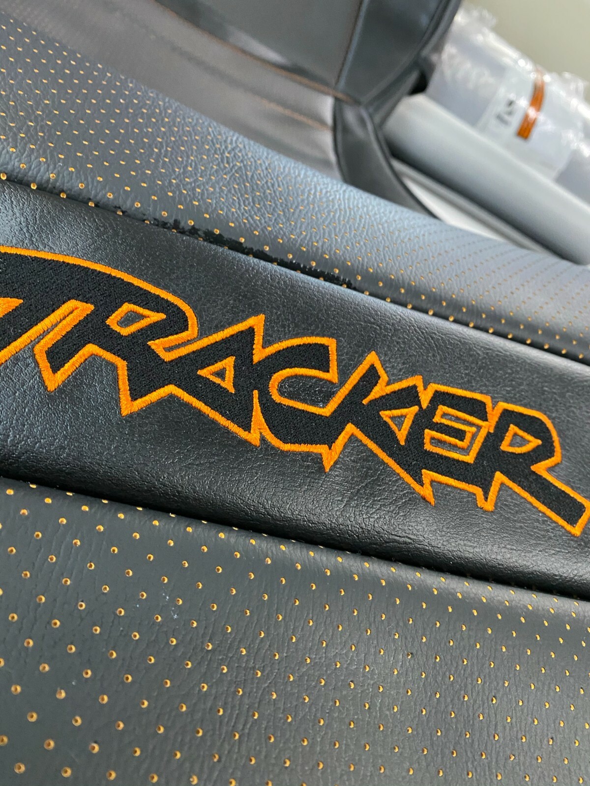 1989-1998 Geo tracker Seat Replacement Covers kit with orange emblem ...