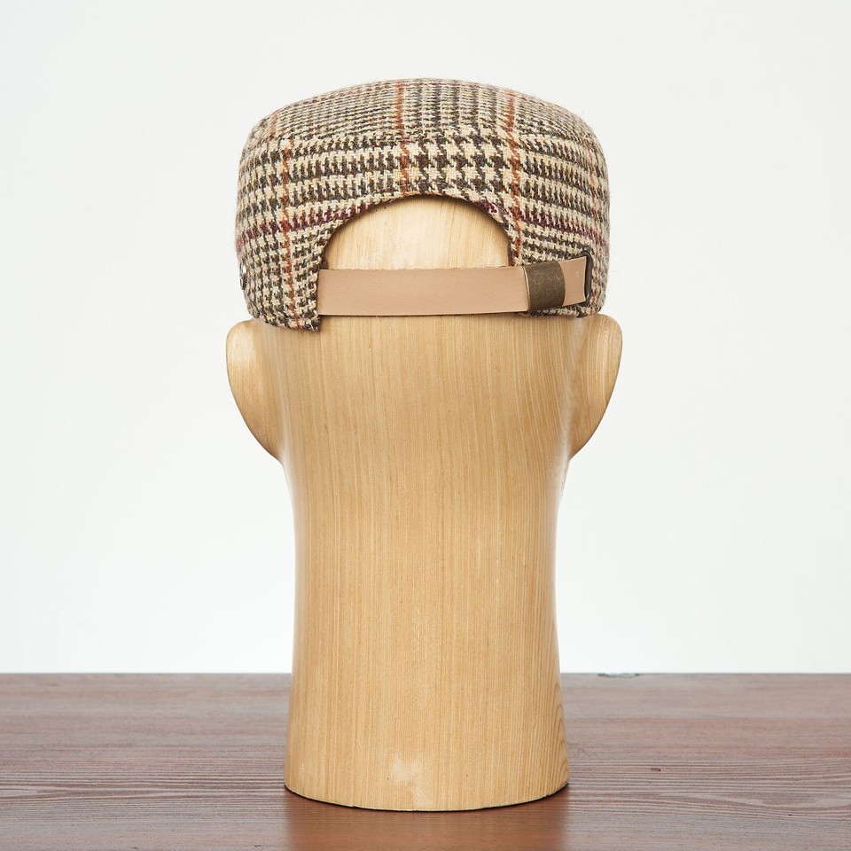 Sterkowski PATROL Harris Tweed Cap Trucker Baseball Gray/Khaki/Blue ...