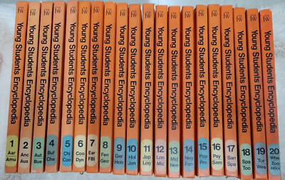 Funk & Wagnalls Young Students Encyclopedia Complete Set Vol 1-20 ...