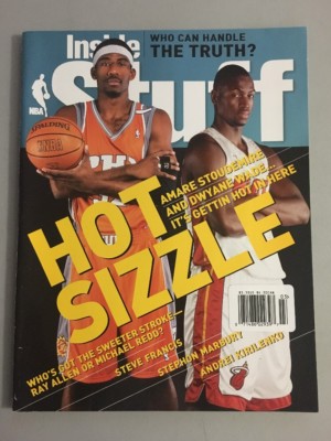 Nba Inside Stuff Magazine March 2005 Rare No Label Dwyane Wade NBA ...