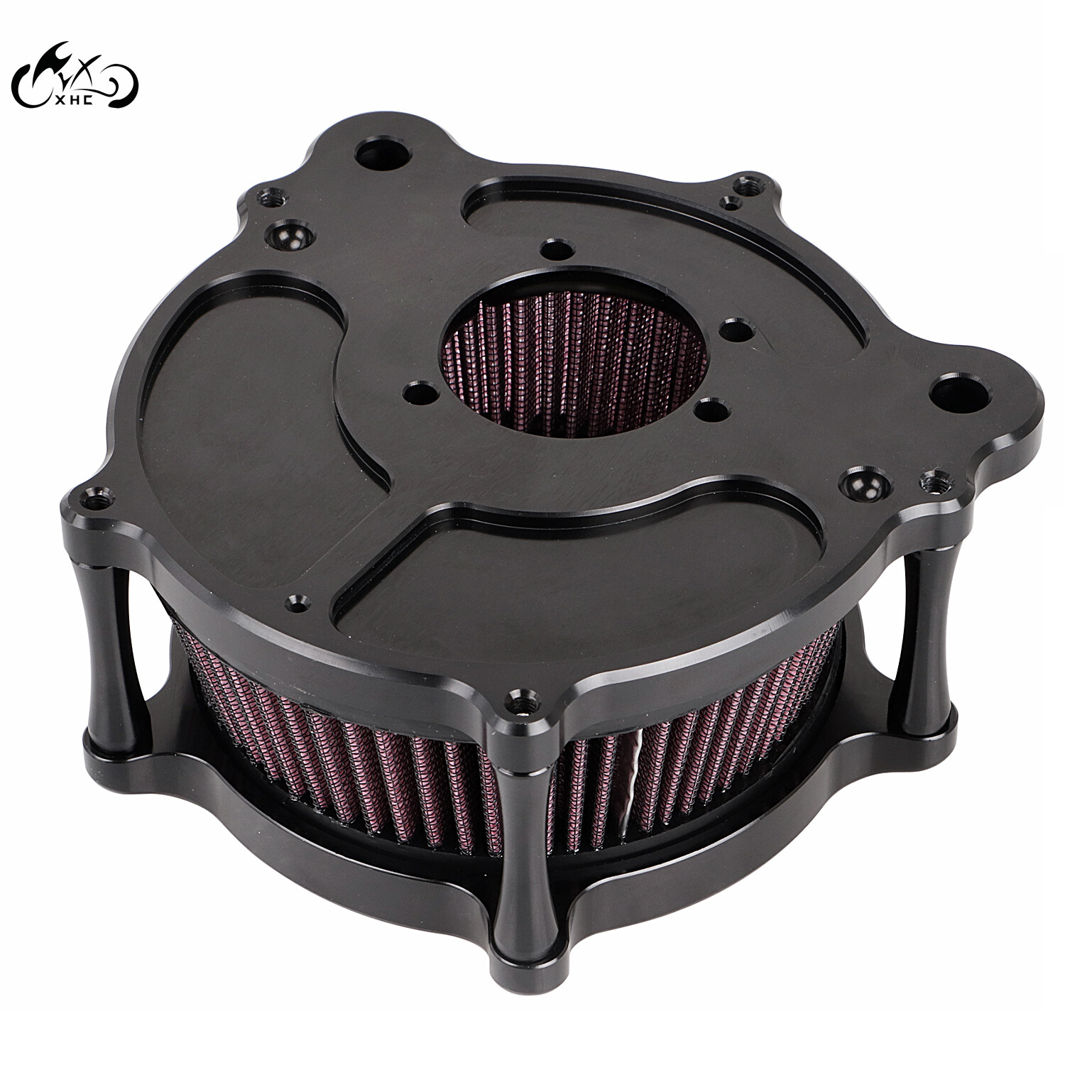 Air Cleaner Red Intake Filter Kit For Harley Electra Road Glide Softail ...