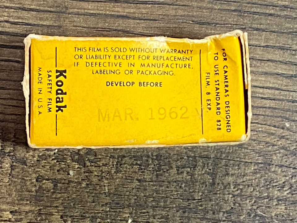 Sealed Kodak Verichrome Pan VP 828 Film Roll Exp. Date March 1962 VP828 ...