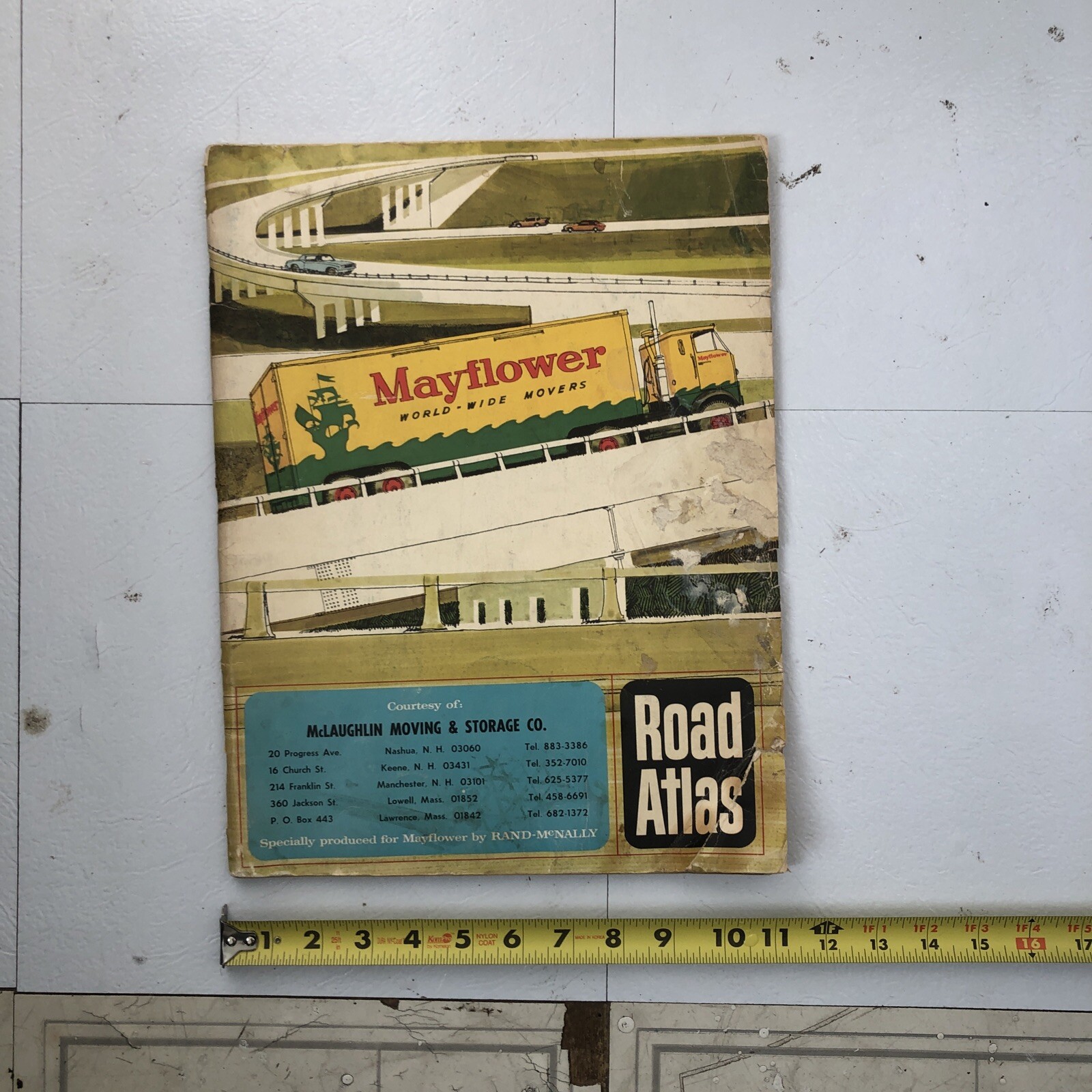 mayflower road atlas maps 1968 | eBay