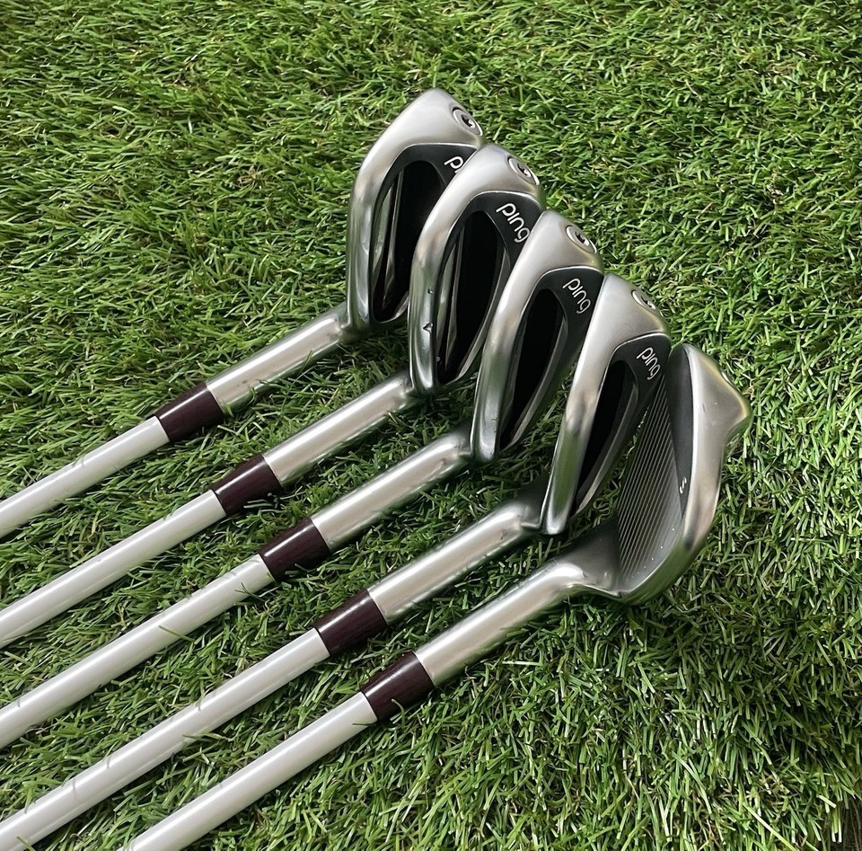 Ladies Ping G Le2 Golf Iron Set/Green Dot/Ping ULT 240 lite Graphite ...