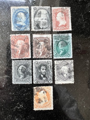 US 1861-66 Early Issue Stamp Group- Used | eBay