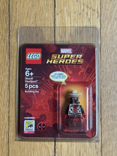 LEGO SDCC COMIC CON 2018 EXCLUSIVE SHERIFF DEADPOOL MINIFIGURE ...