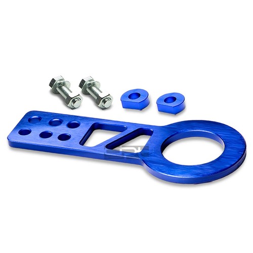 10MM 2.25"OPENING ALUMINUM BLUE RACING TOWING TOW HOOK HAULING KIT ...