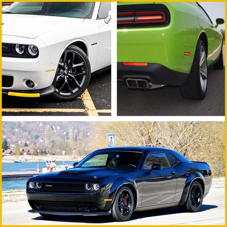 Front Rear Side LED Marker Light Smoked Lens Lamp For 2015-2022 Dodge ...