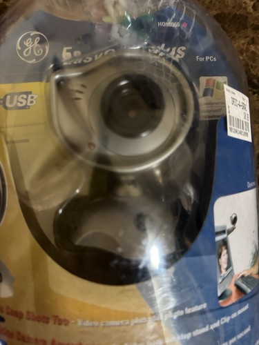 NEW SEALED Vintage GE HO98066 Easy Cam Plus Web Cam For PC Microsoft ...