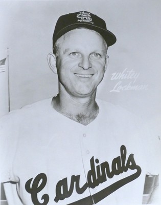 Whitey Lockman WHITEY LOCKMAN ST. LOUIS CARDINALS VINTAGE PHOTO 8'' x ...