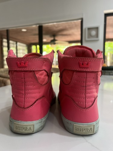 SUPRA skytop High Top Skate Sneakers HOT PINK Women’s 7 | eBay