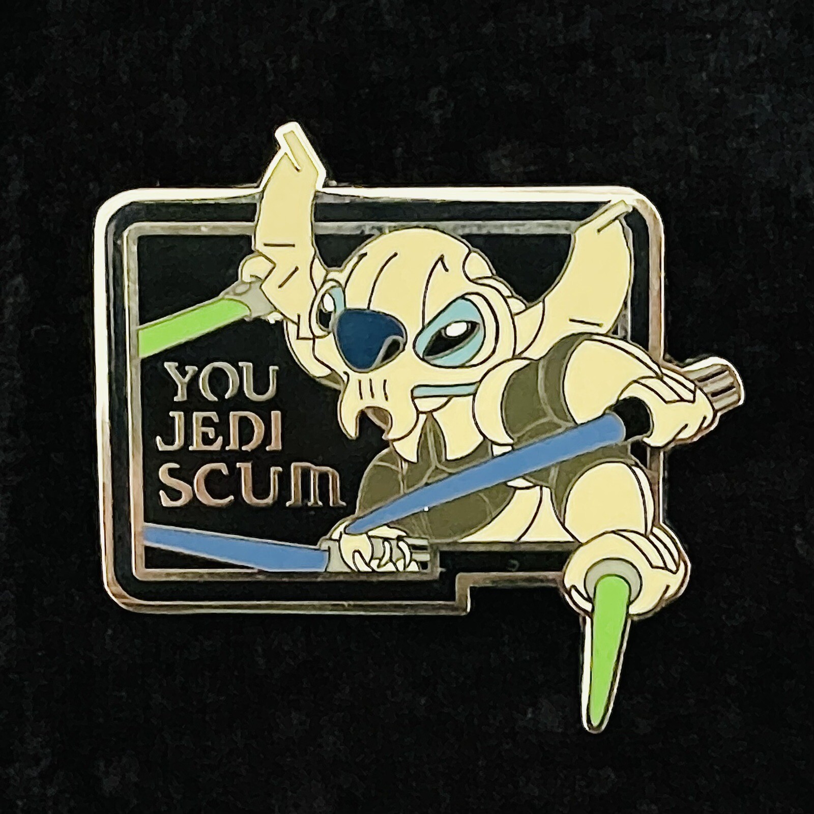 Stitch General Grievous Star Wars Tours Quotes You Jedi Scum Mystery ...