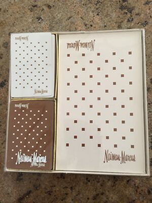 Vintage Neiman Marcus Bridge Set of 2 Decks of Playing Cards + Contract ...