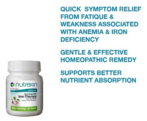 Nutrexin - Iron Therapy, Supports Better Nutrient Absorption, 60 Tablets | eBay