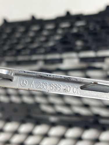 MERCEDES GLC X253 Kühlergrill Trimmstange Chrom Leiste Zierleiste ...