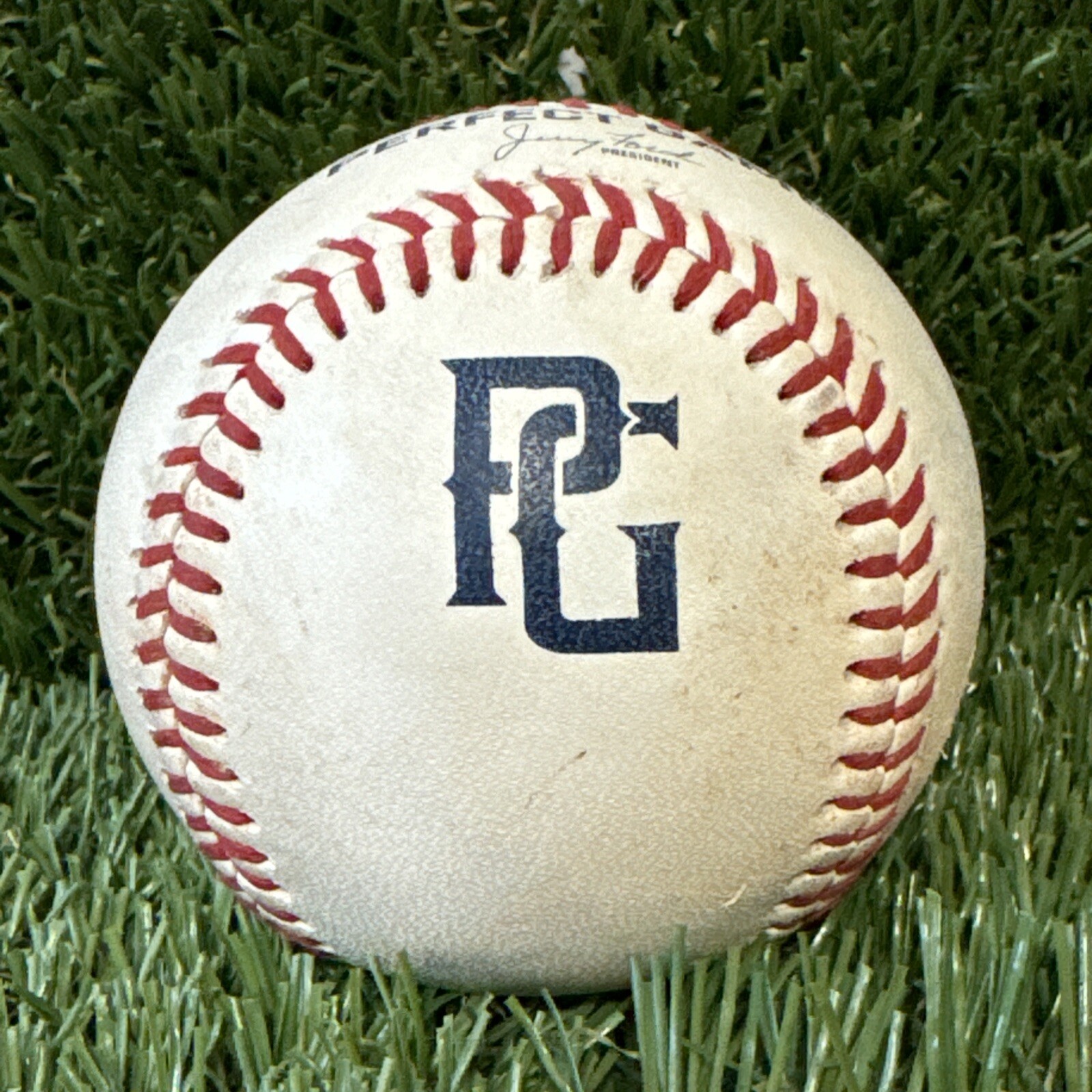 Game Used PERFECT GAME Logo Official Rawlings Baseball | eBay