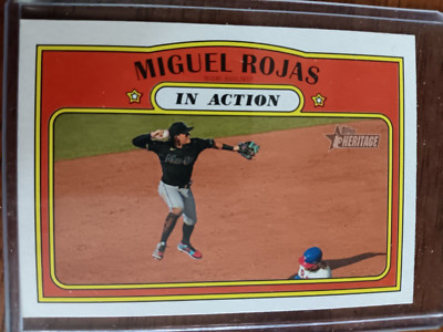 MIGUEL ROJAS 2021 TOPPS BASEBALL CARD #PUZZLE 10 | eBay