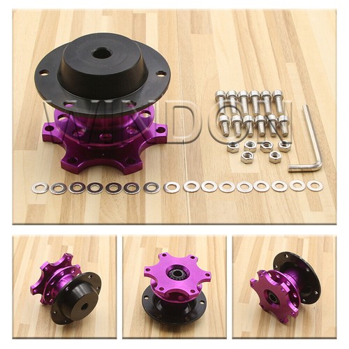 Steering Wheel Quick Release Hub Adapter Removable Snap Off Boss Kit ...