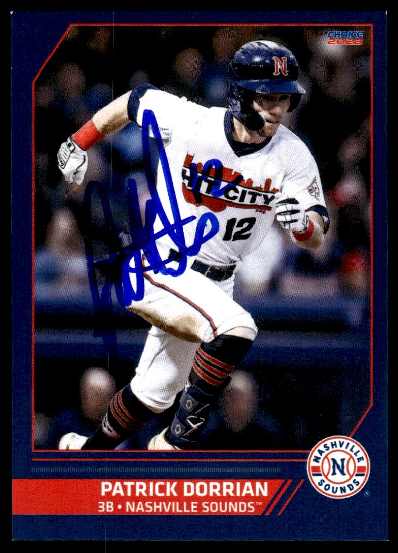 2023 Choice Nashville Sounds Patrick Dorrian Auto #10 Signed | eBay