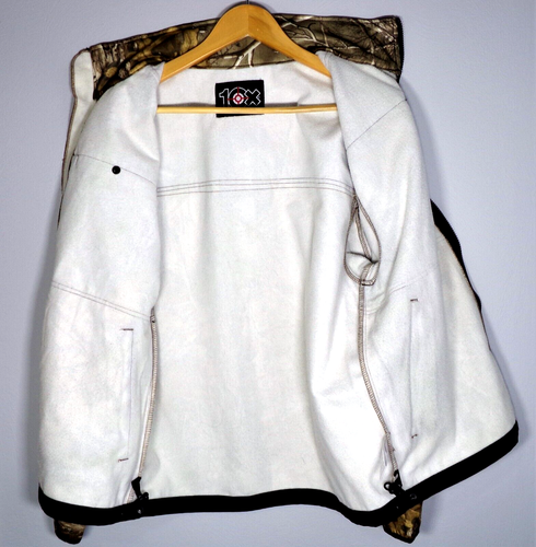 10X Camouflage Realtree Fleece Lined Hunting Jacket Size Medium | eBay