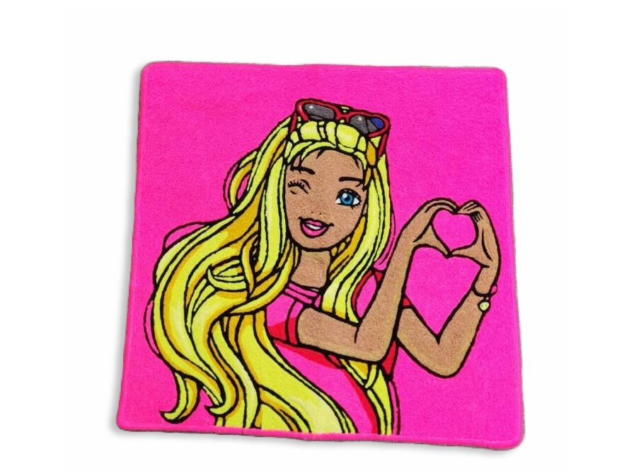 Barbie Doll Movie Love Floor Mat Area Modern Accent Wool Carpet Living ...