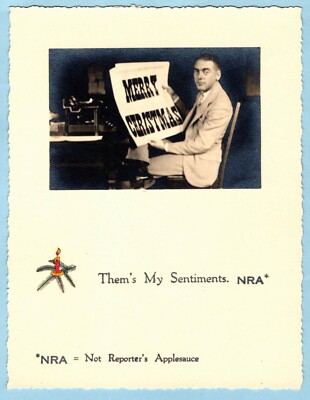 GTSTAMPS Very Rare NRA Christmas Card | eBay
