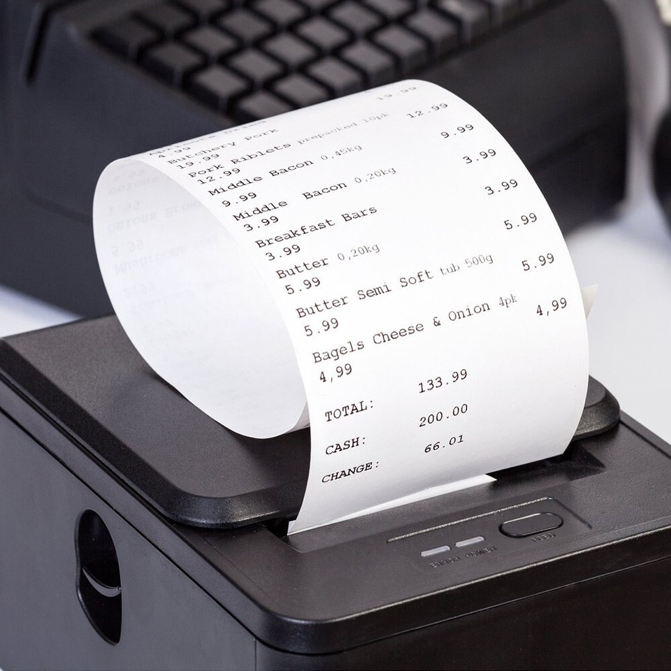 1 Roll White Continuous Receipt Paper Label RDM13C5 for Brother RJ ...