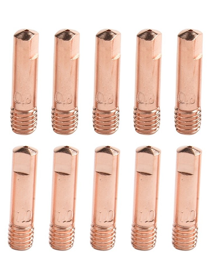 For Mig Welder Contact Tip Set of Ten Copper Tips in Two Sizes ...