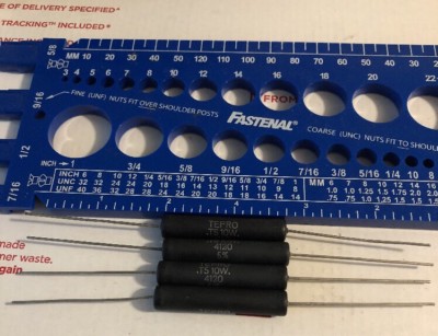 (4) Tepro High Voltage Wirewound Resistors 4120 Ohm, 10 Watt, 5% ...
